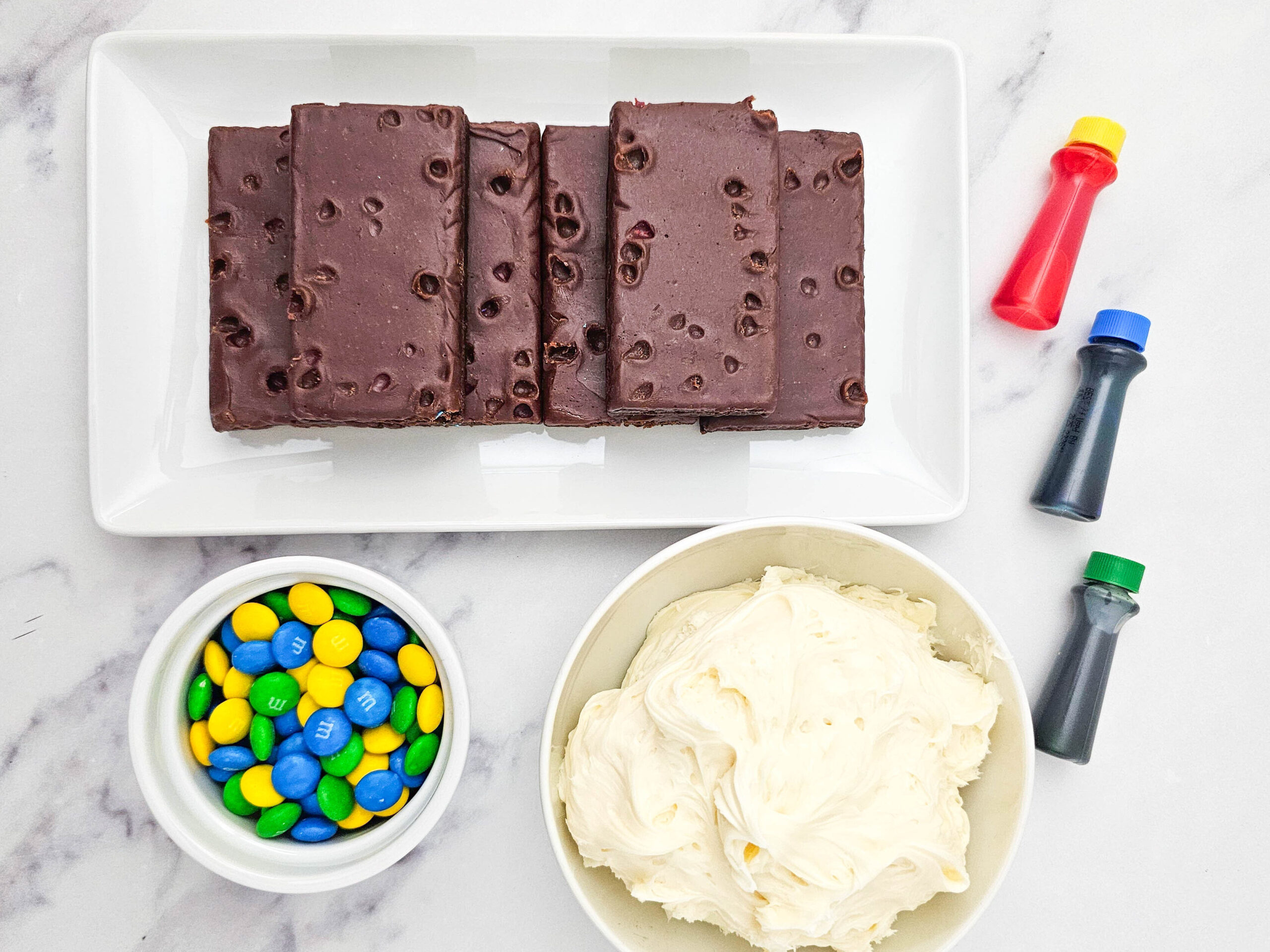 Lego Brownies - Bite-Sized Bash