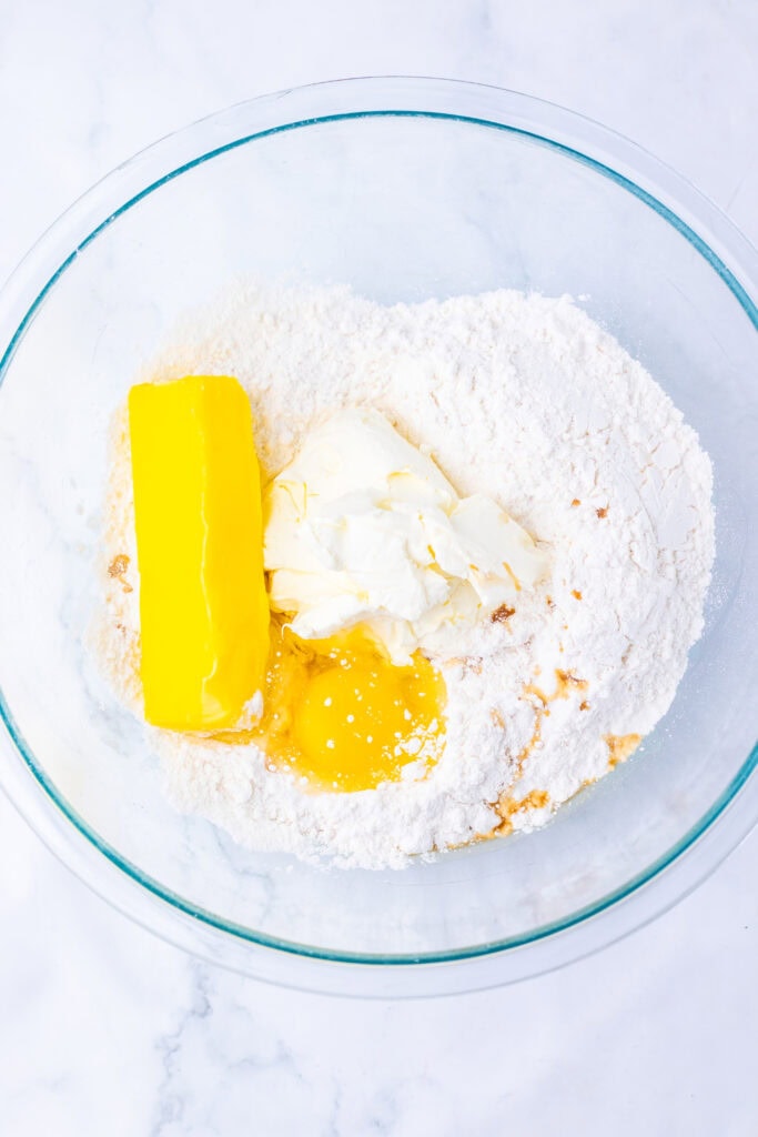 Vanilla Cake Mix Raspberry Cheesecake Cookies - Bite-Sized Bash