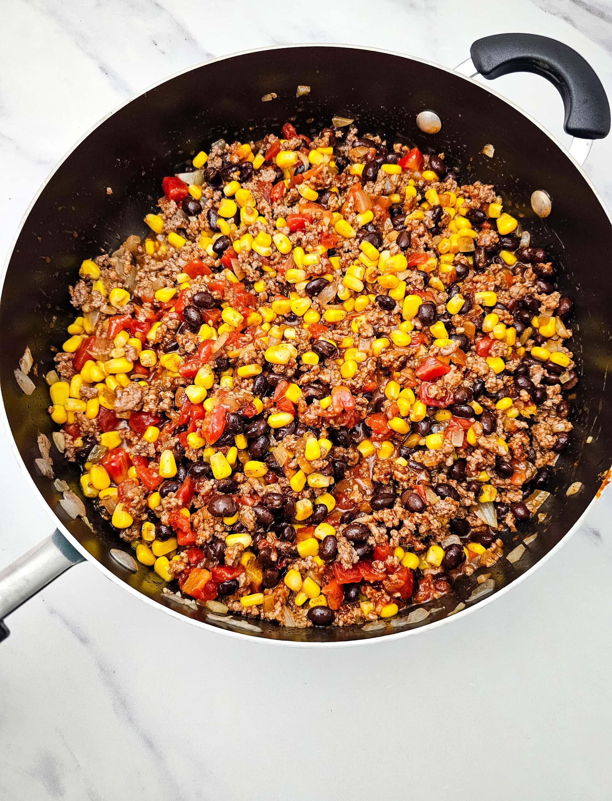 Cheesy Mexican Taco Tater Tot Casserole - Bite-Sized Bash