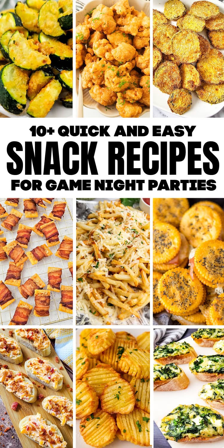 10+ Delicious Snack Recipes for Game Night - Bite-Sized Bash