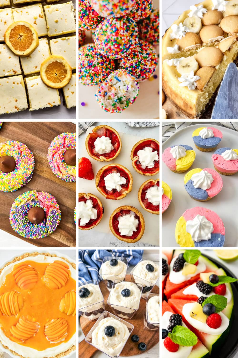 20+ Bright and Colorful Spring Desserts for Parties - Bite-Sized Bash