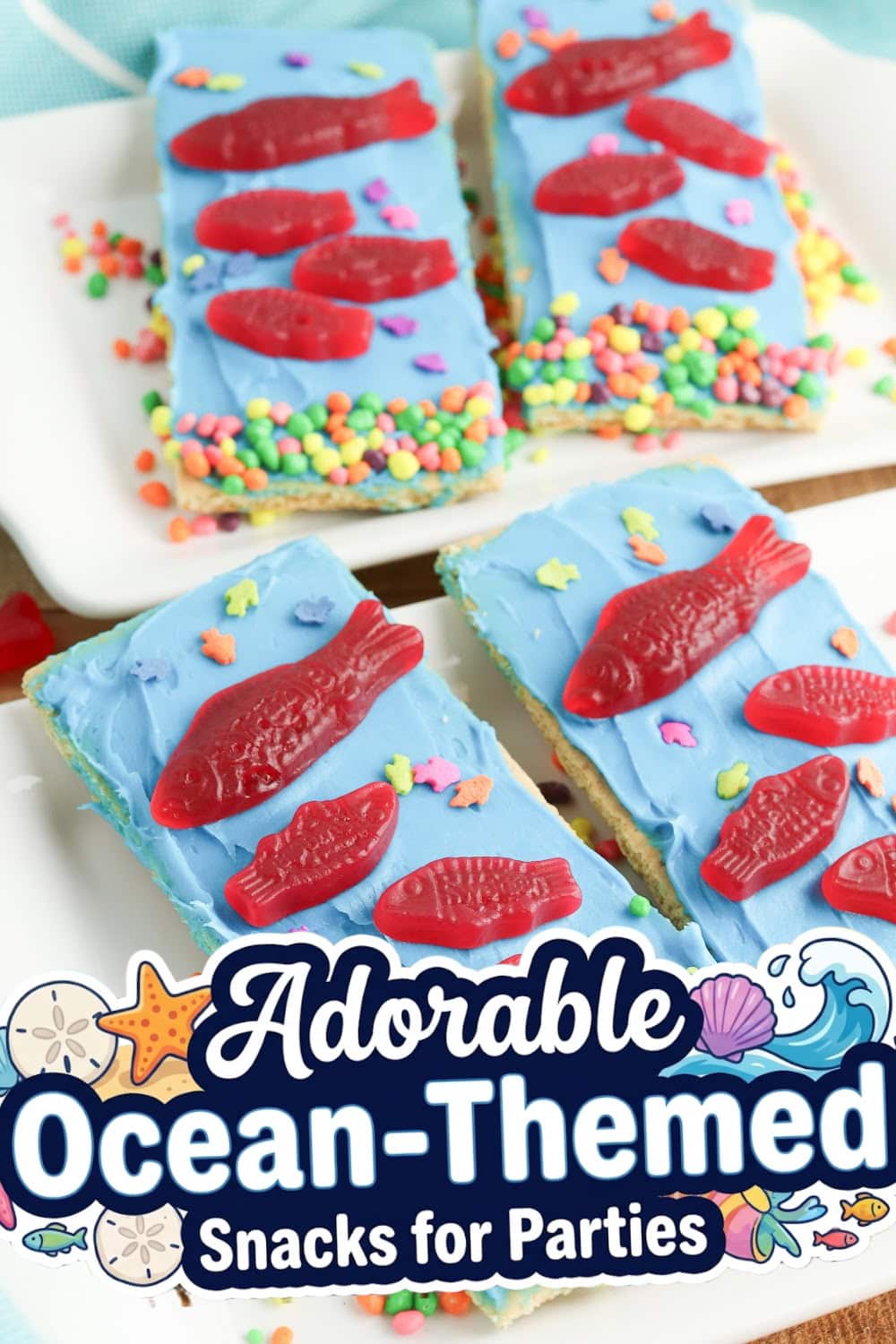 10 Fun and Adorable Ocean Themed Party Food Ideas! - Bite-Sized Bash