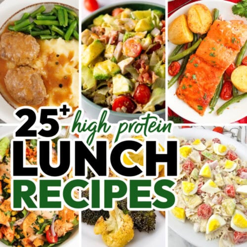 25+ Healthy High Protein Lunch Ideas That Keep You Full - Bite-Sized Bash